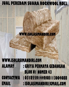 UKURAN ROCKWOOL PEREDAM D.40 - D.100 - Peredam Suara - Isolasi Mandiri