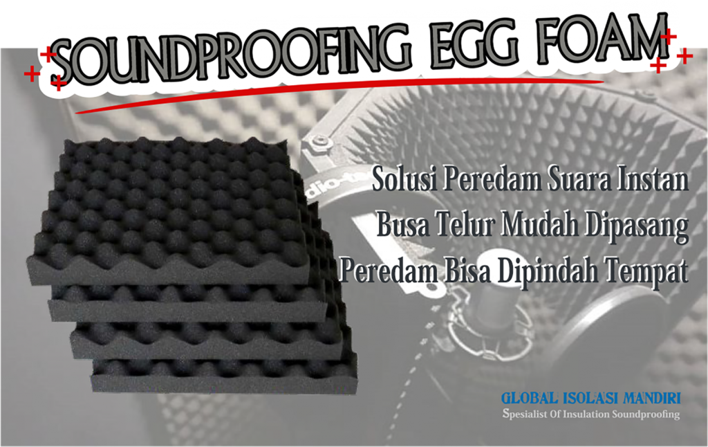 Busa Peredam Suara Telur 200x100x5cm