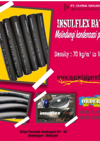 Jual Isolasi Pipa Insulflex 2M Terbaik | Peredam Suara - Isolasi Mandiri