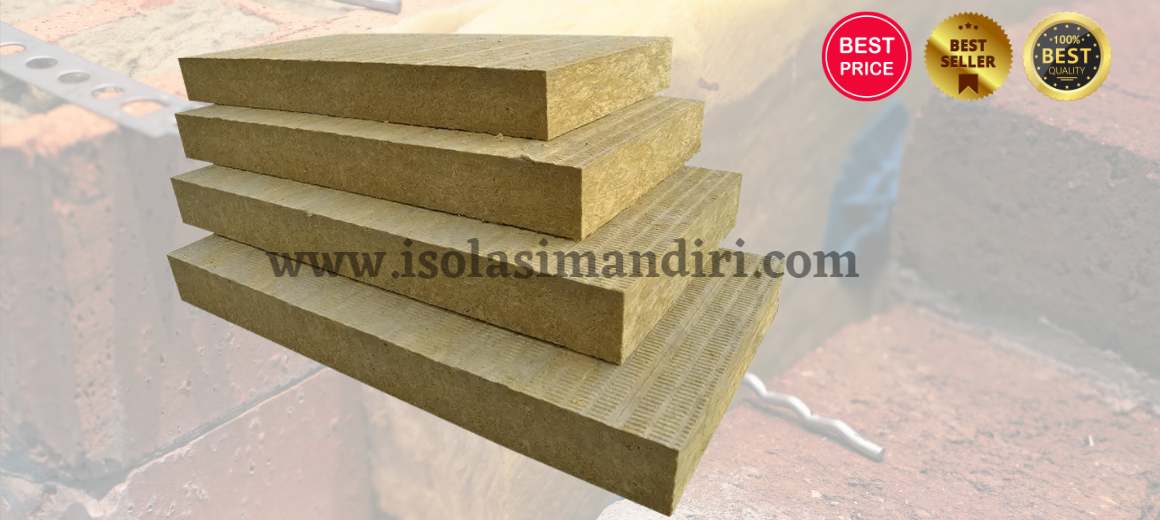 Rockwool Slab D60 Tebal 25mm Murah | Peredam Suara - Isolasi Mandiri