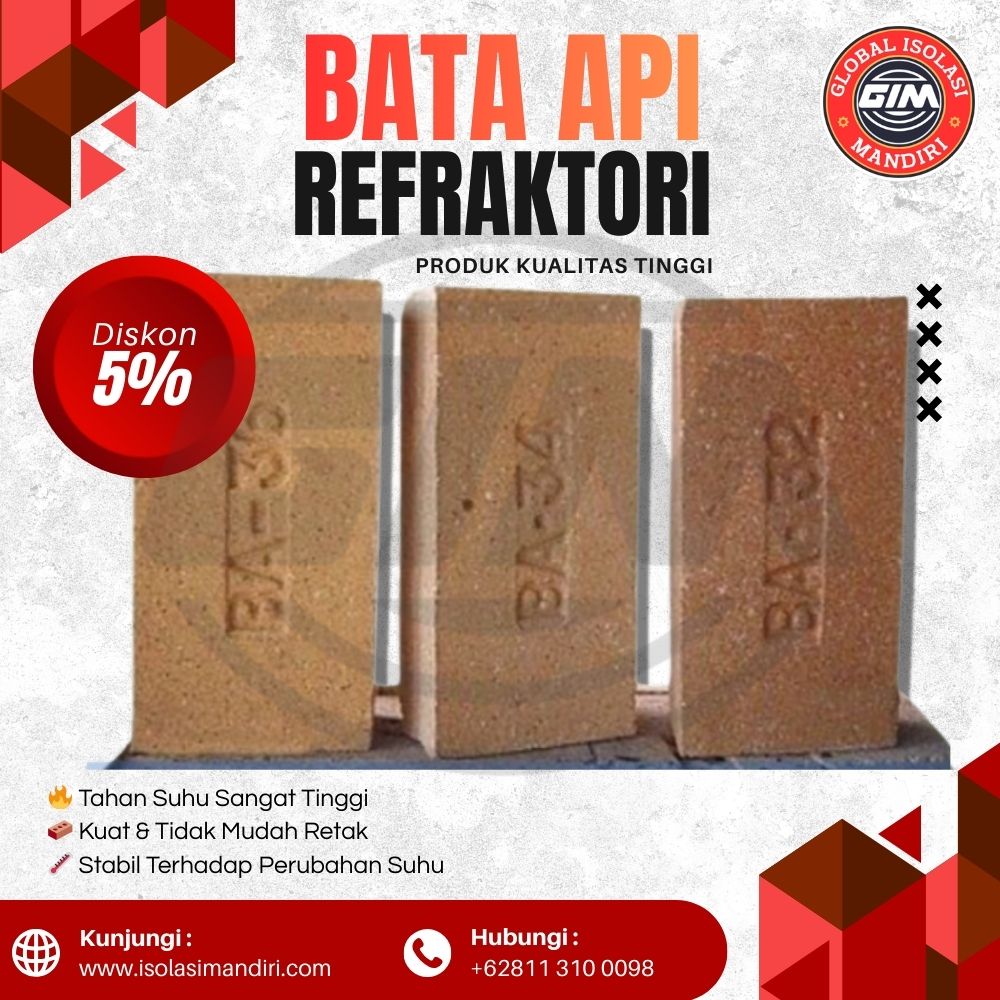 Bata Tahan Api SK34 Boiler Pabrik Sawit – Kuat, Tahan Panas & Tidak ...